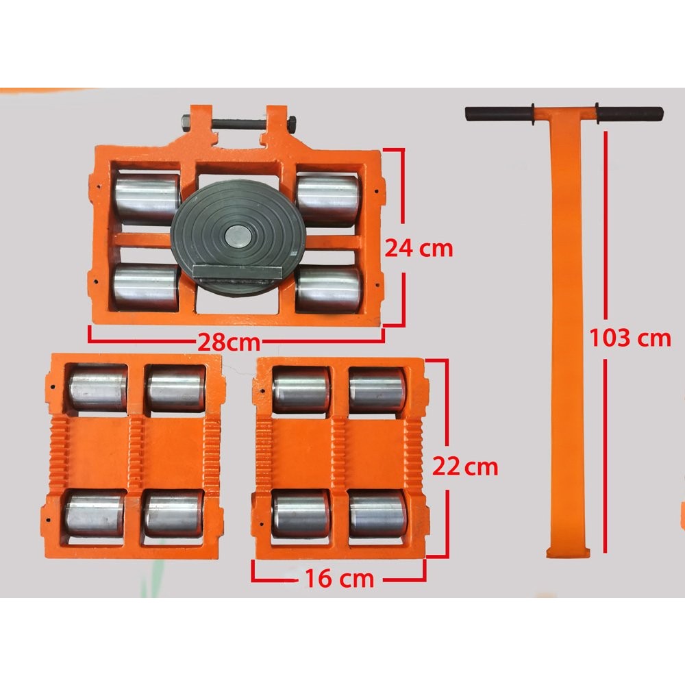 6 Ton Metal Wheel Skate - Sezginler Makina A.Ş.